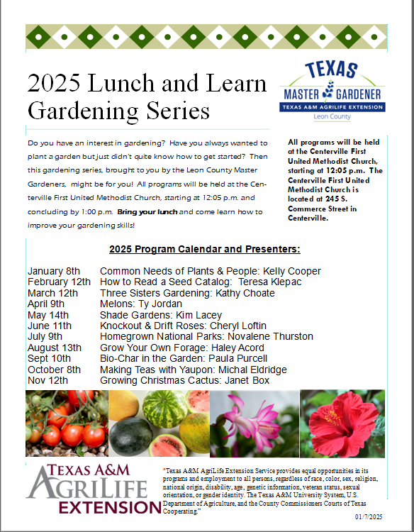 Agriculture/Natural Resources - Leon